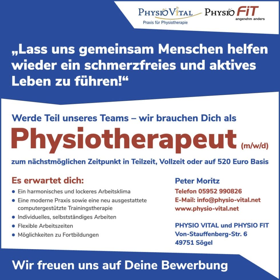 Physio Vital und Physio Fit | Praxis für Physiotherapie und Fitness